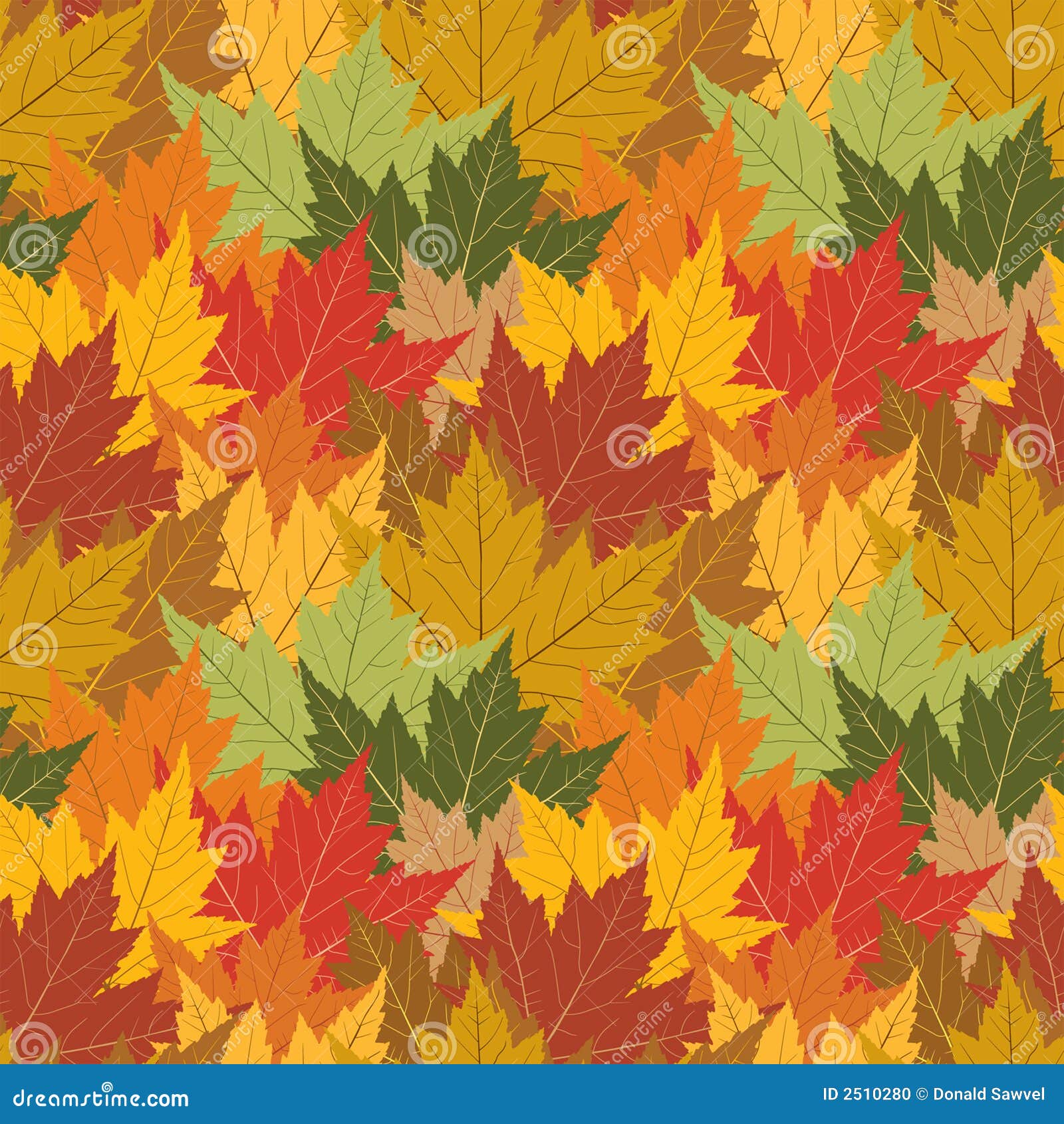 Maple Leaf Seamless Background Stock Vector - Illustration of maroon ...