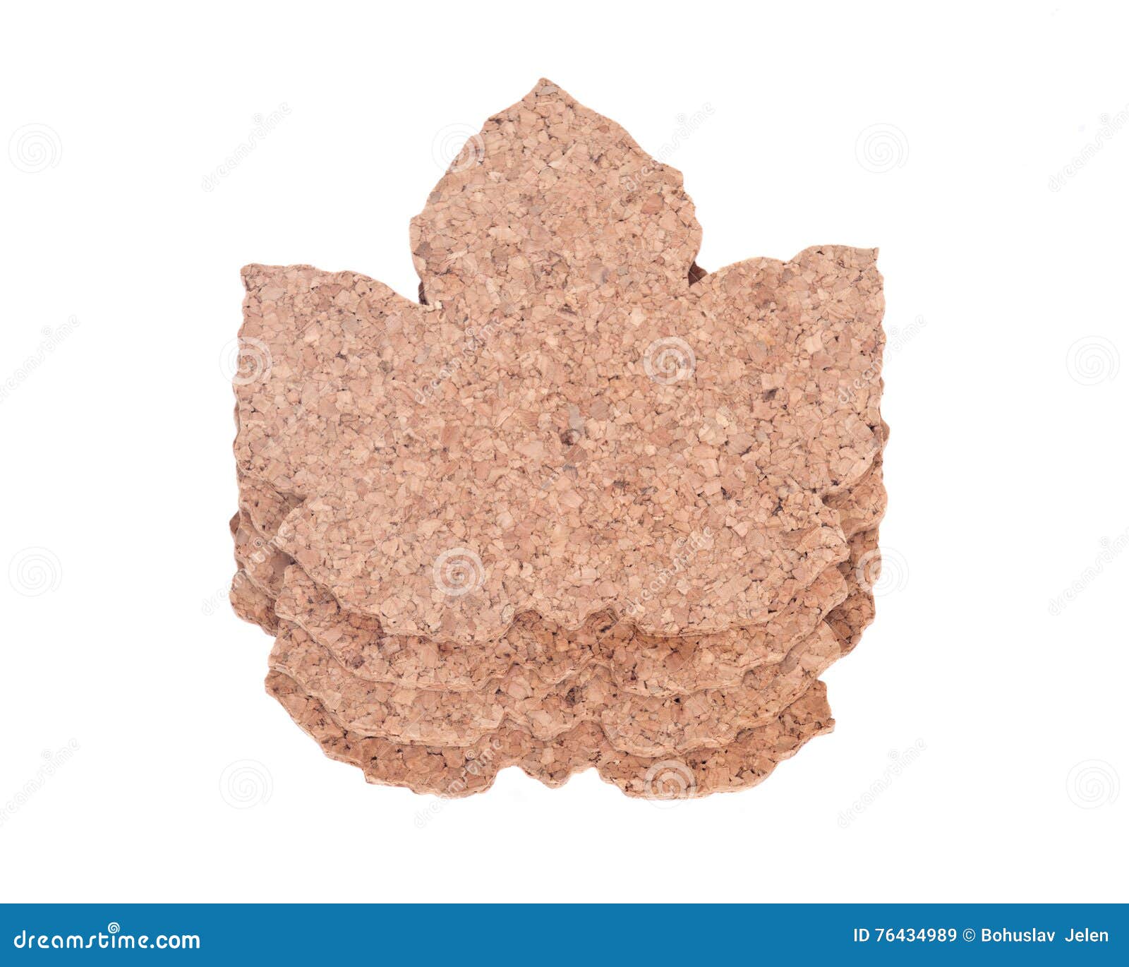 Maple leaf shape cork pads stock image. Image of maple - 76434989