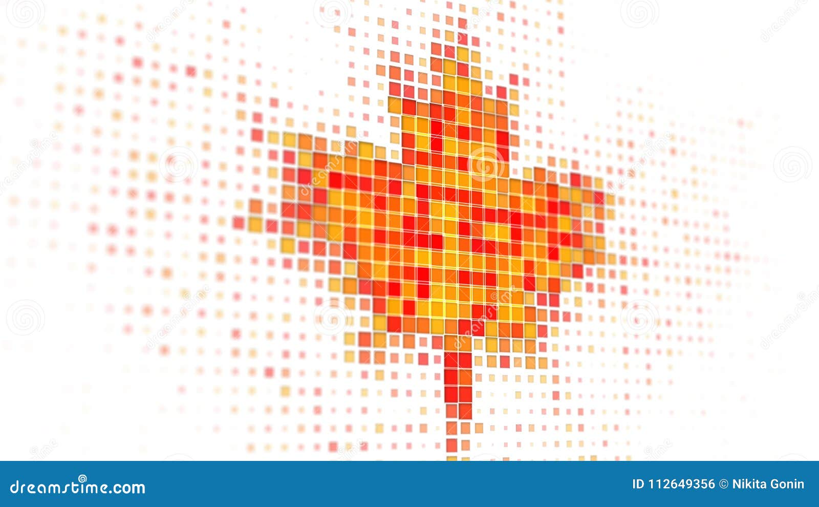 Maple Leaf Shape on Monitor 3D Render Stock Illustration - Illustration ...