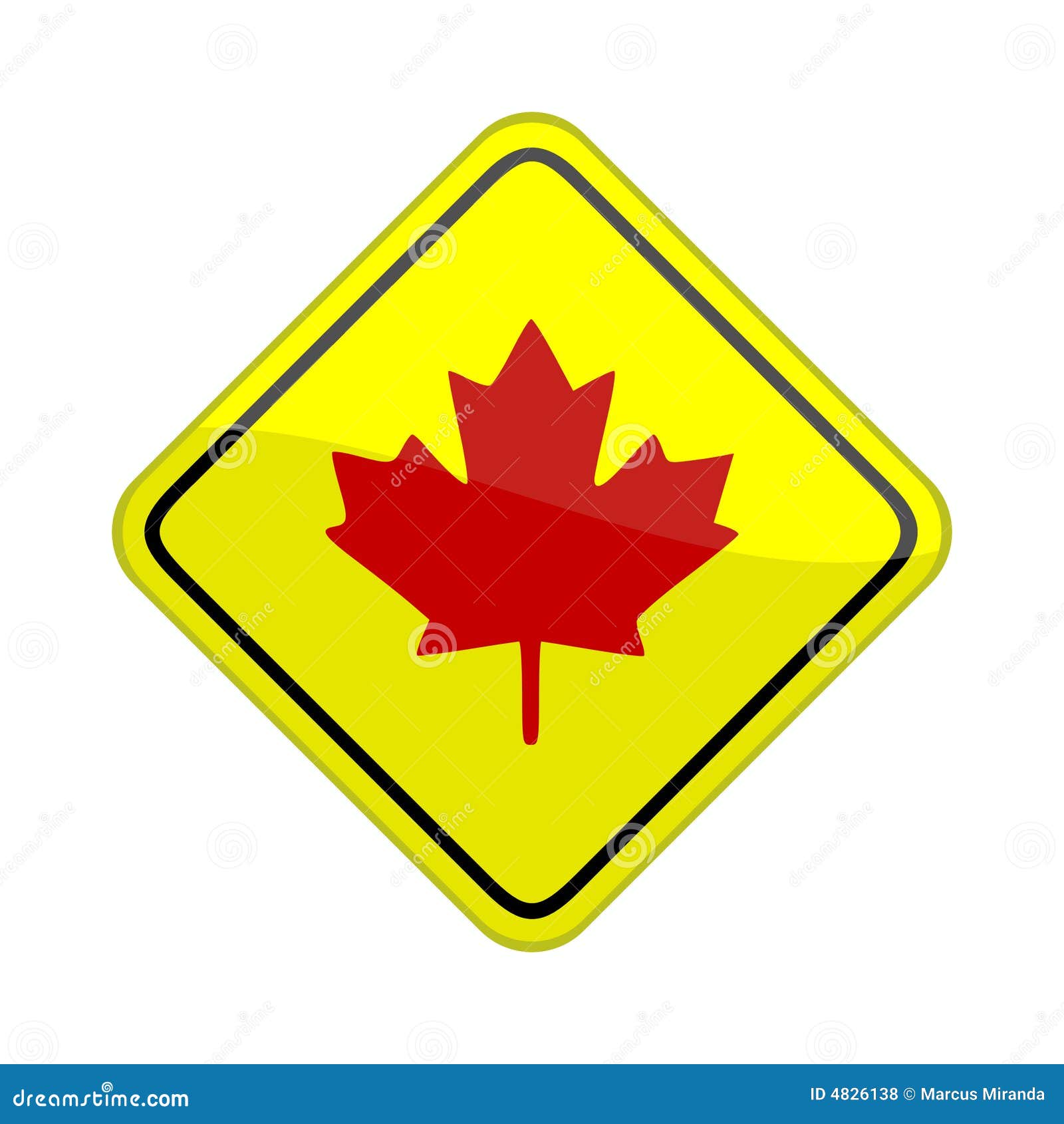 Maple leaf sign stock vector. Illustration of gray, canada - 4826138