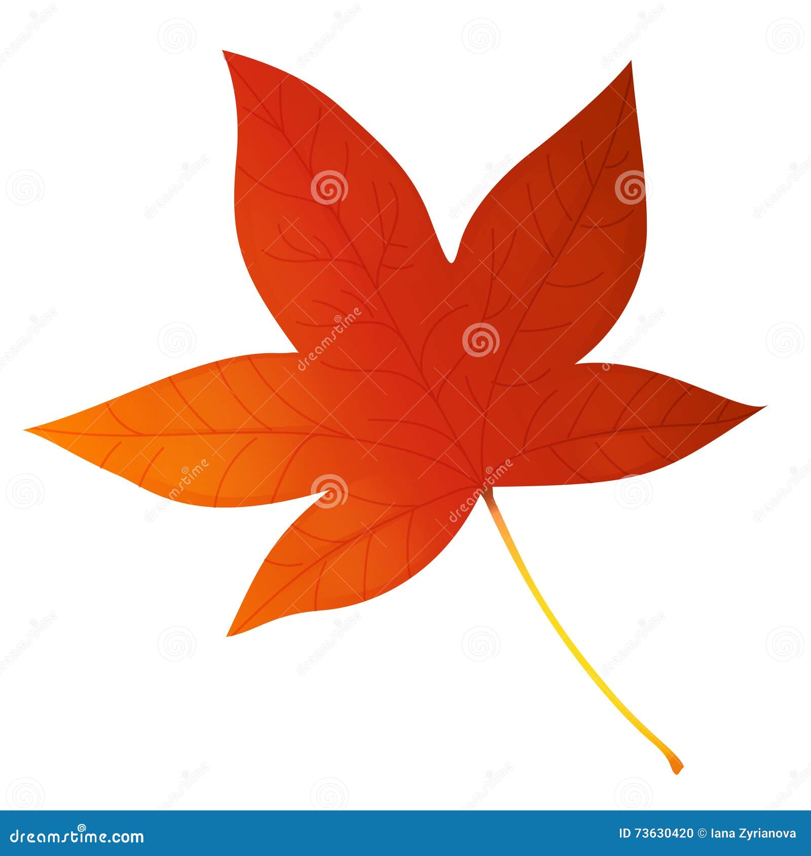 Maple Leaf Vector Illustration Stock Vector - Illustration of nature ...