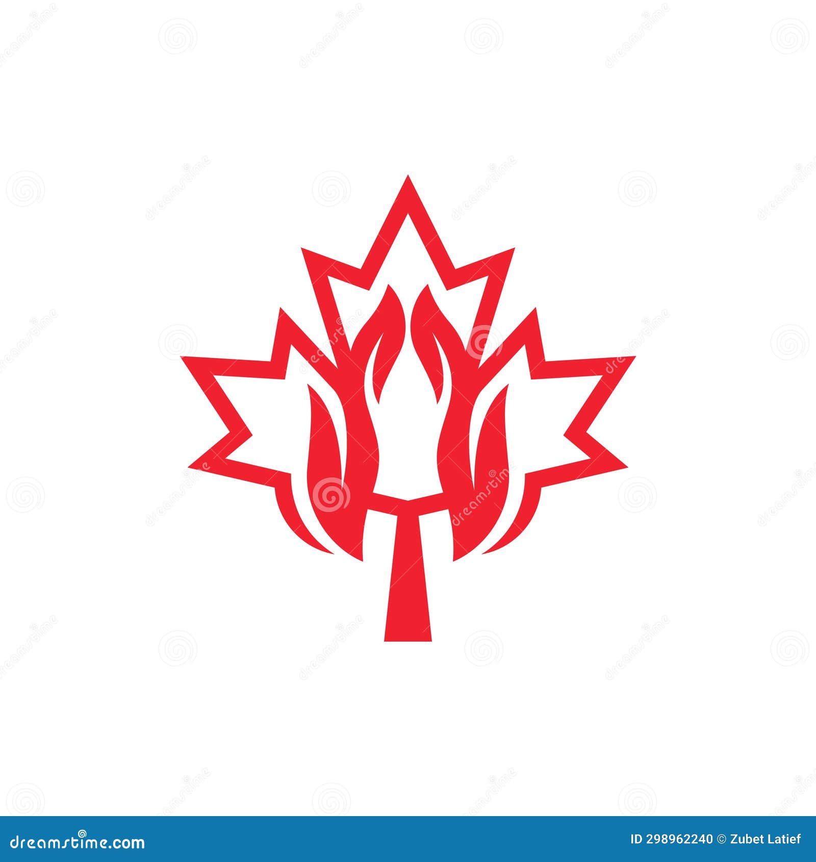 Maple Leaf Vector Image Suitable for Web Icon, Logo Design Template ...