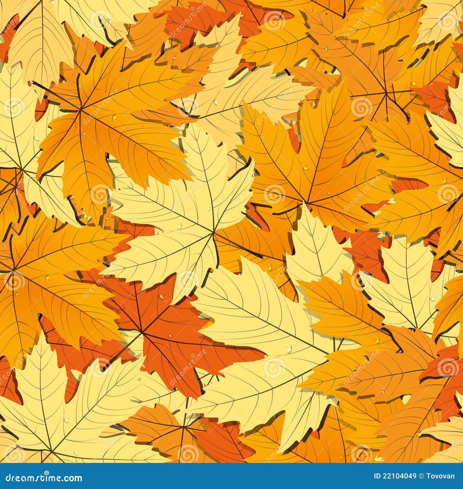 Maple leaves background stock vector. Illustration of background - 22104049