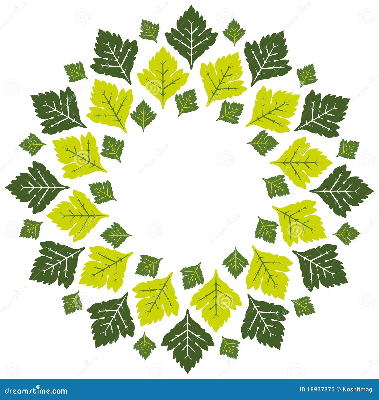 Maple leaves border stock vector. Illustration of maple - 18937375