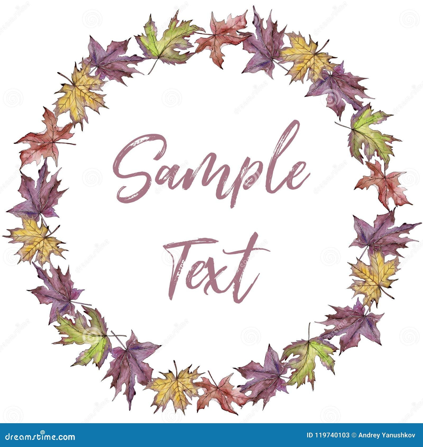 Maple Leaf. Leaf Plant Botanical Garden Floral Foliage. Frame Border ...