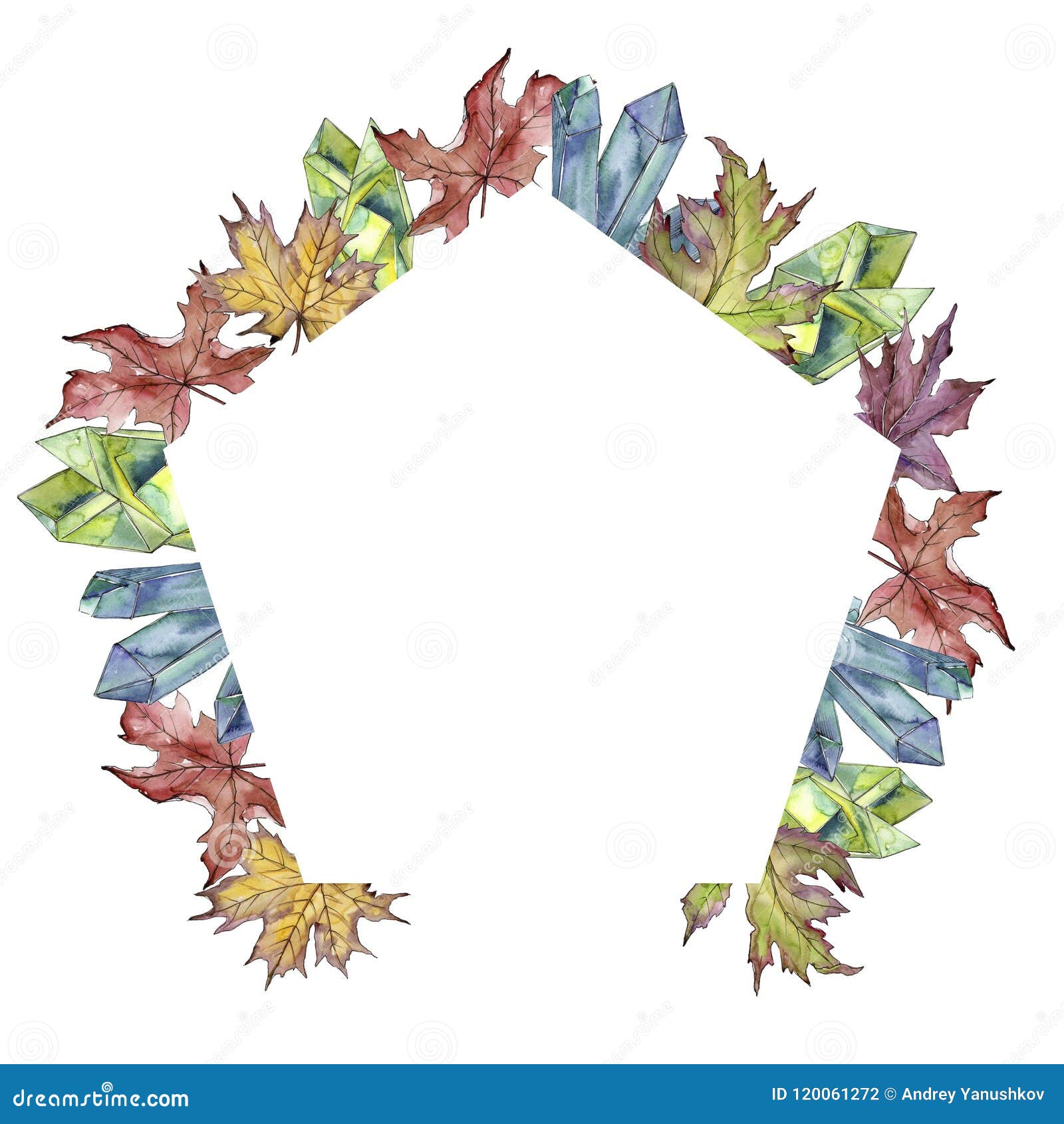 Maple Leaf. Leaf Plant Botanical Garden Floral Foliage. Frame Border ...