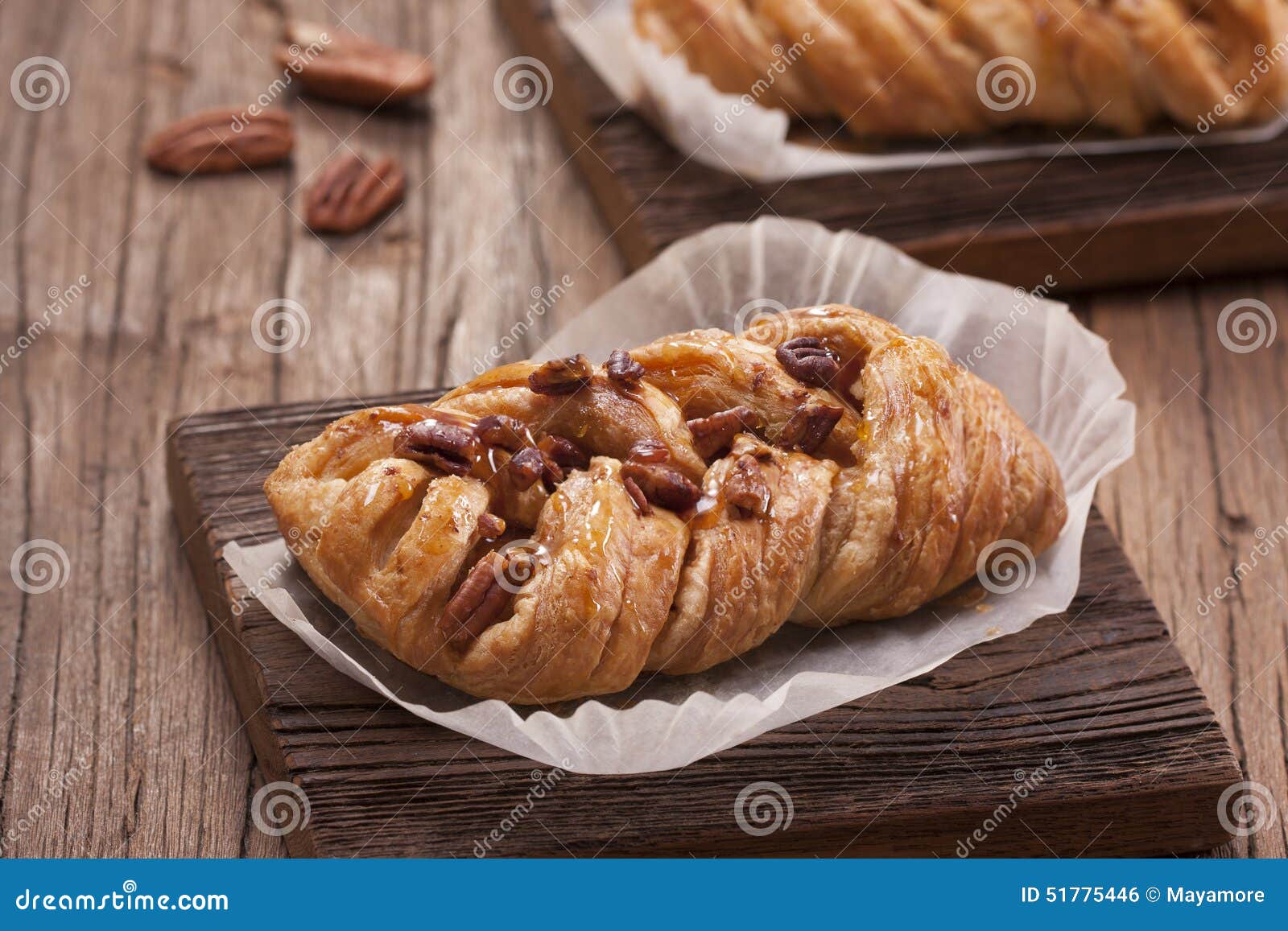 Maple pecan stock photo. Image of bake, pastry, food - 51775446