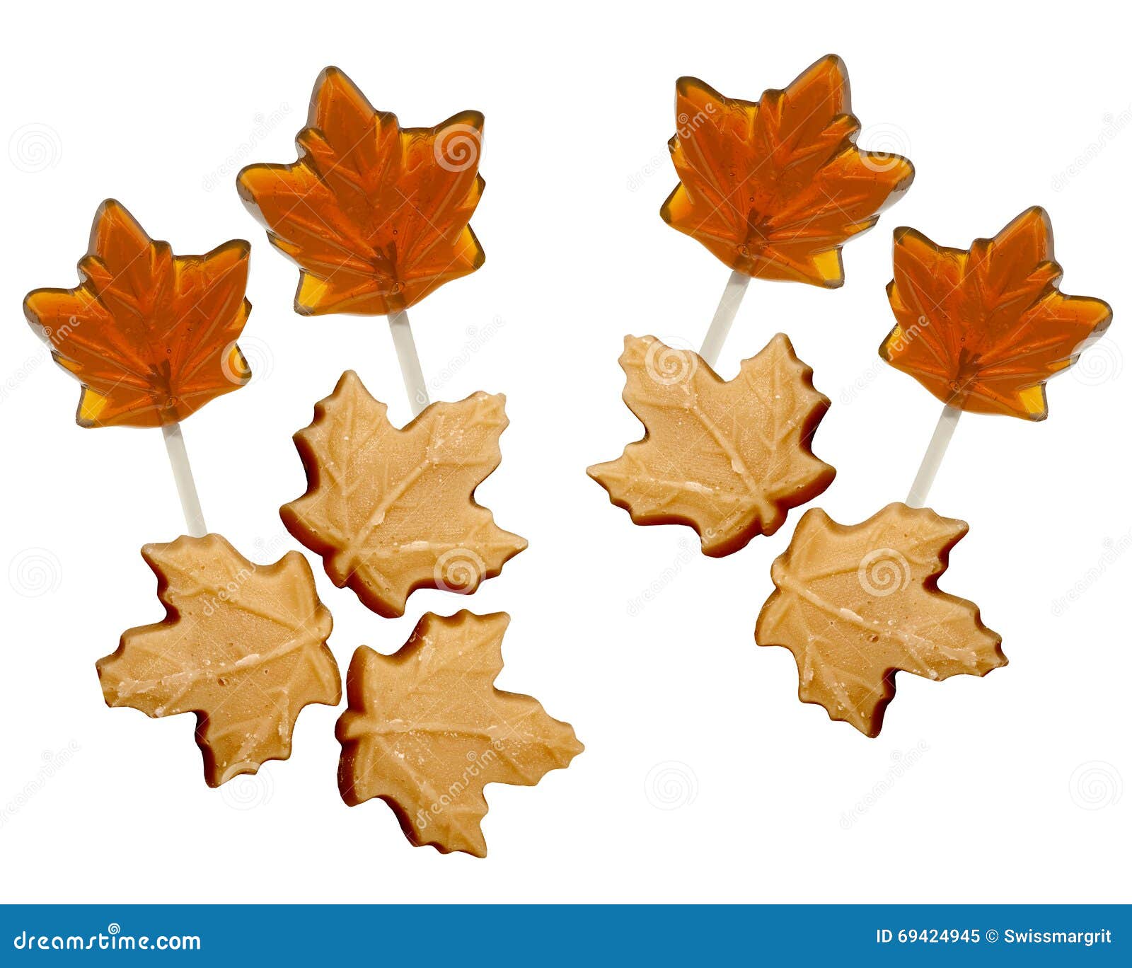 Maple Sugar Candies and Lollipops Stock Image - Image of color, shape ...