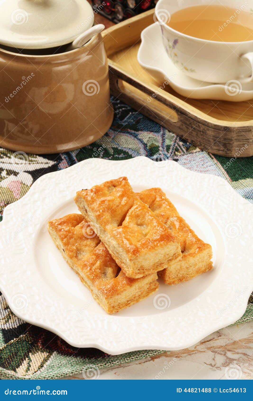Maple Sugar Raisins Multi-layer Biscuits Stock Photo - Image of layer ...