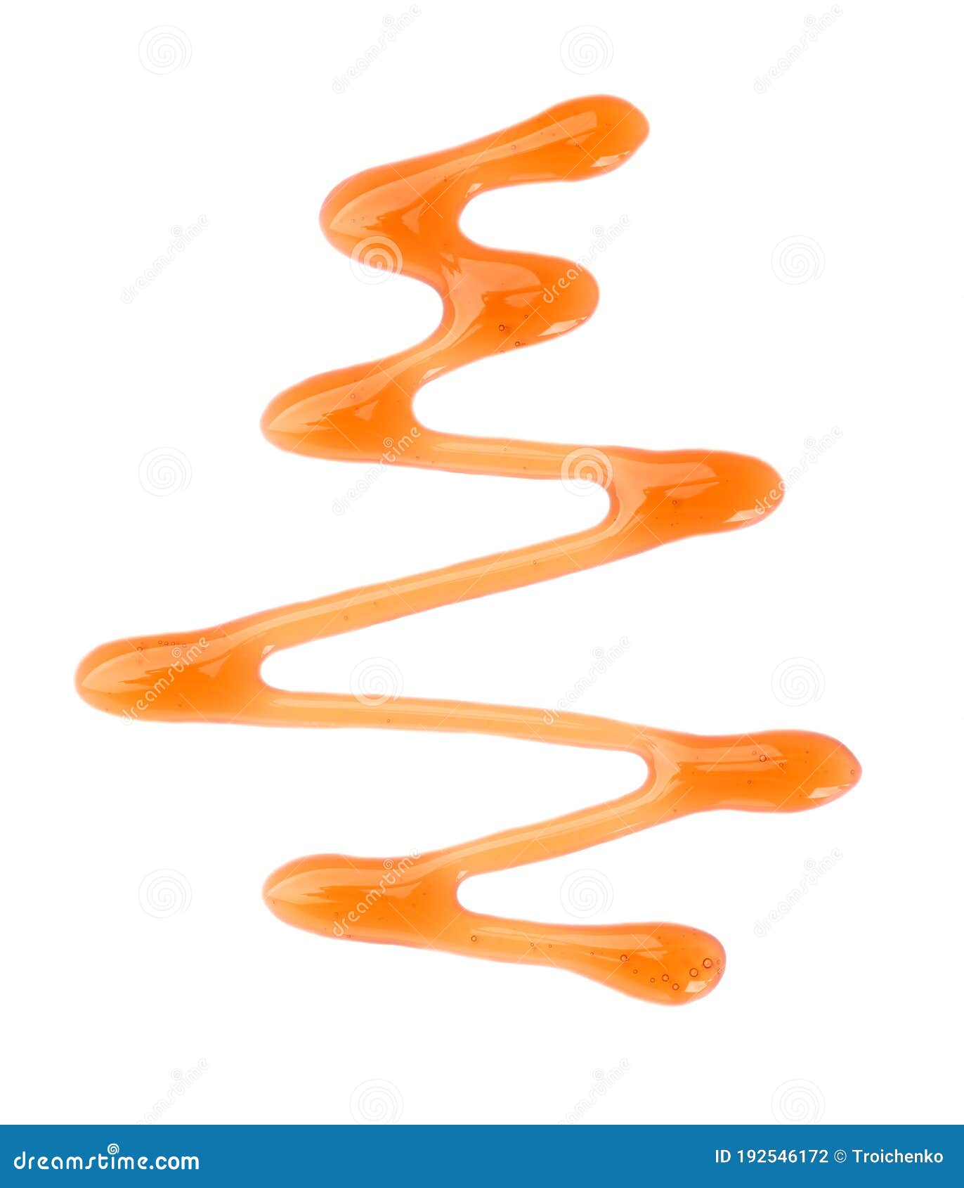 Maple Syrup Drizzle Isolated on White Background. Splashes of Sweet ...