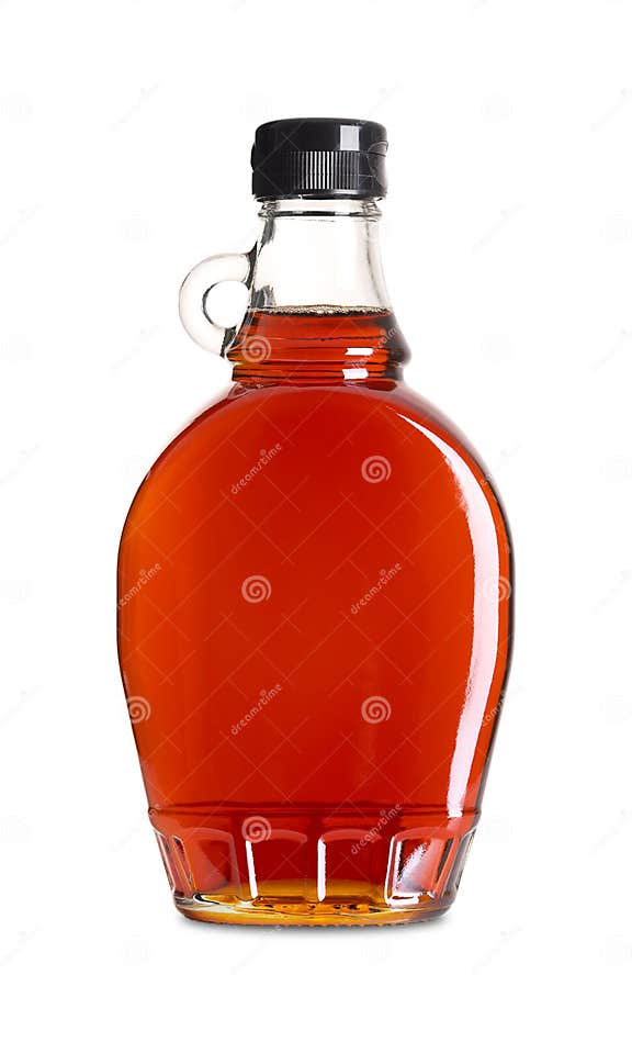 Canadian Maple Syrup in a Glass Bottle, Made from the Sap of Maple ...