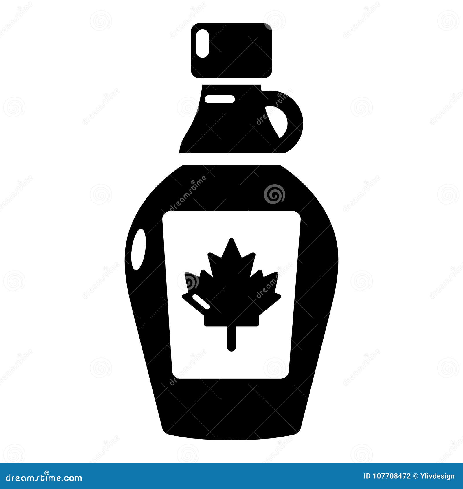 Maple Syrup Icon, Simple Black Style Stock Vector - Illustration of ...