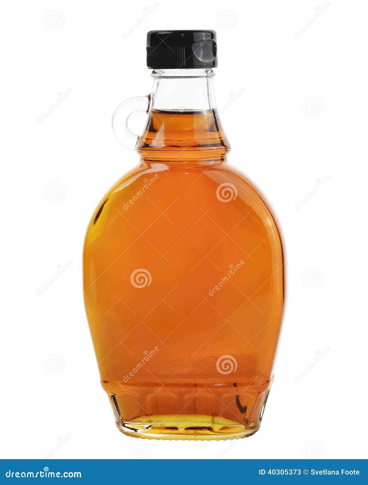 Maple Syrup Isolated on White Background. Stock Image - Image of food ...