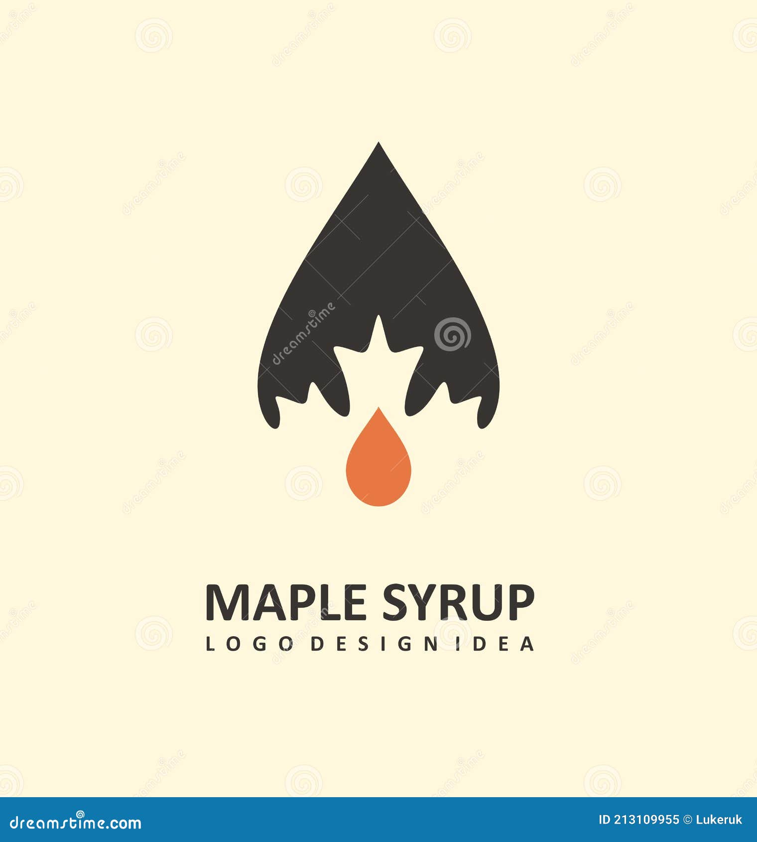 Maple Syrup Logo Design Idea Stock Vector - Illustration of extraction ...