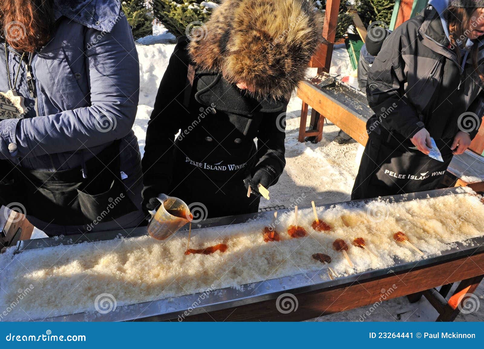 Maple Syrup Snow Candy at Winterlude Editorial Photo - Image of ...