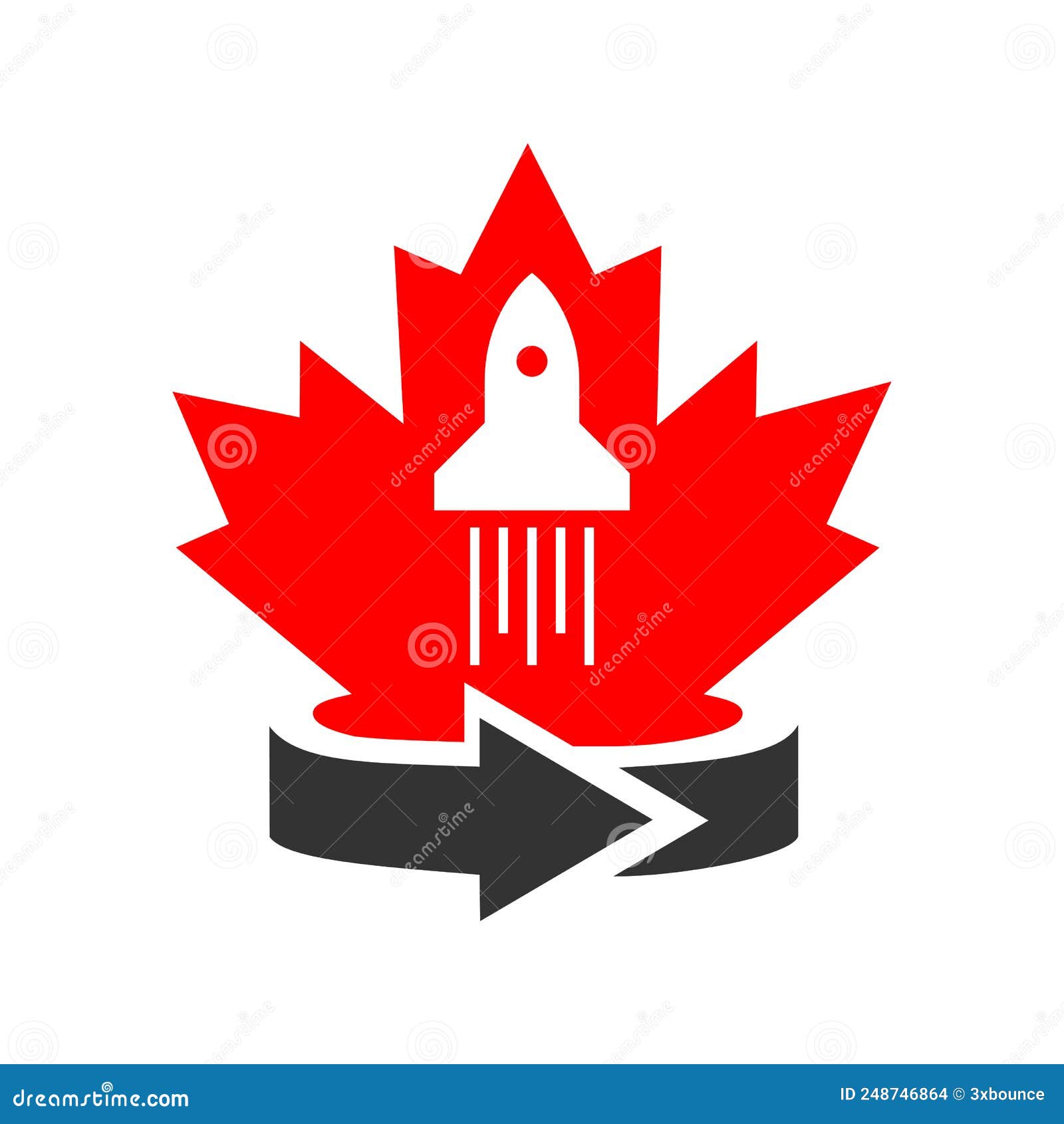 Maple Travel Logo Design. Canadian Travel Logo Stock Vector ...