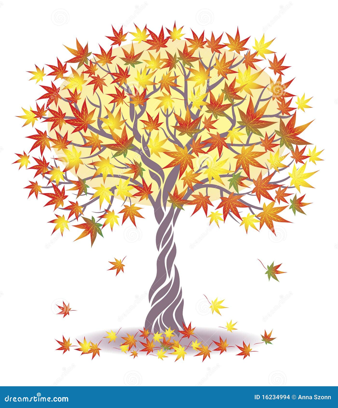 Maple. Tree stock vector. Illustration of environmentally - 16234994
