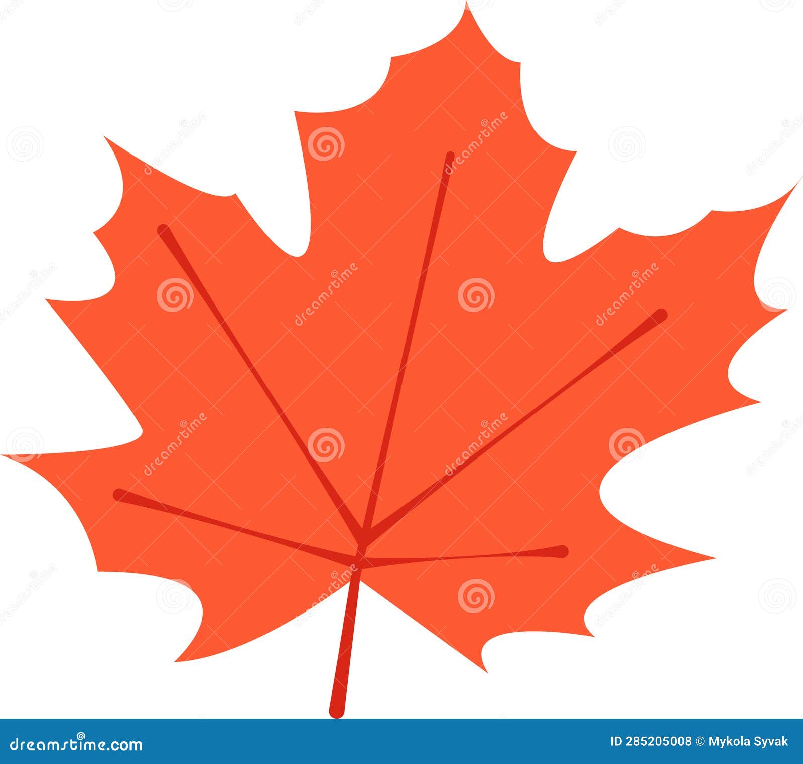 Maple Tree Leaf stock vector. Illustration of maple - 285205008