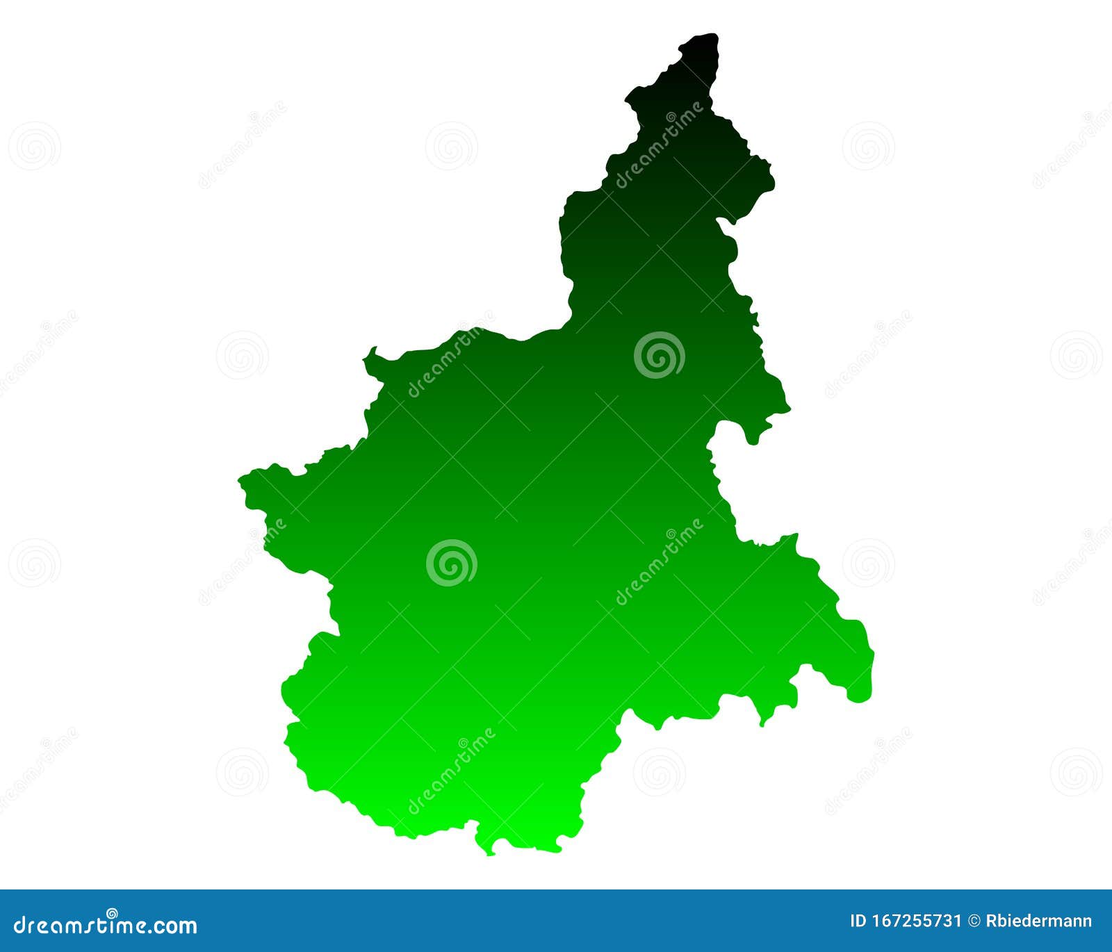 Mappa del Piemonte illustrazione vettoriale. Illustrazione di riga ...