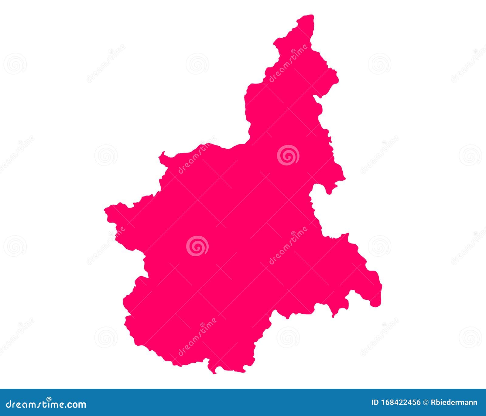 Mappa del Piemonte illustrazione vettoriale. Illustrazione di corsa ...