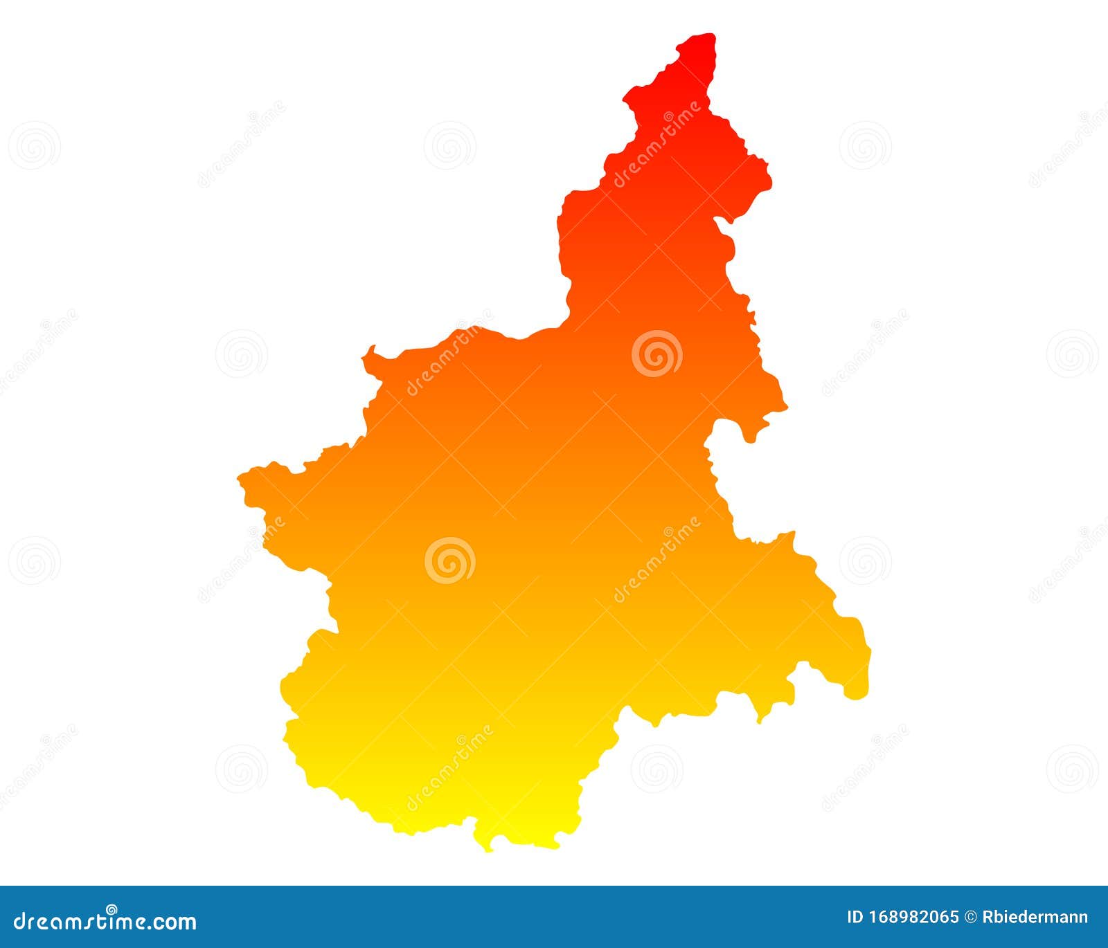 Mappa del Piemonte illustrazione vettoriale. Illustrazione di programma ...