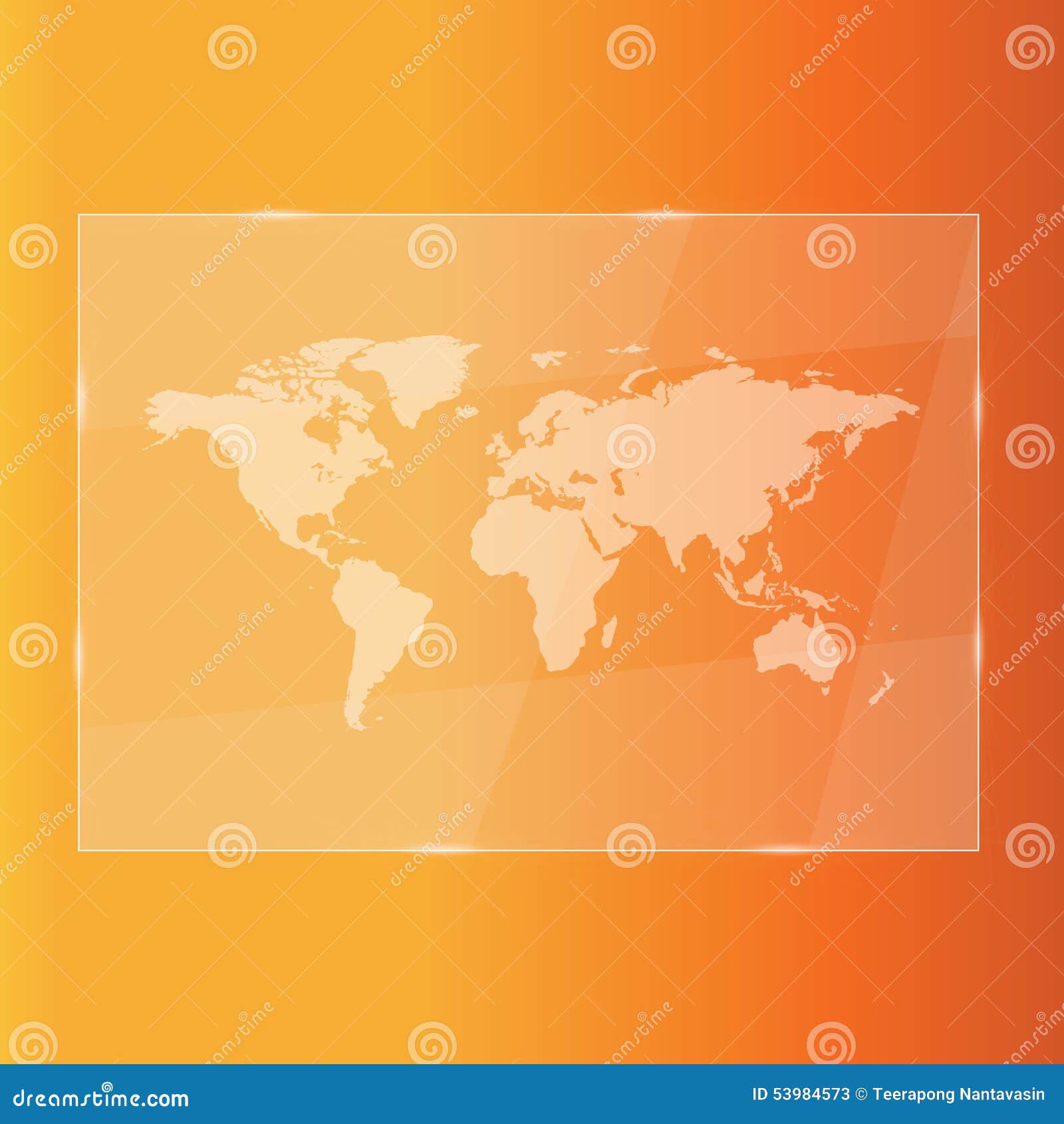 Mappa di mondo trasparente illustrazione di stock. Illustrazione di ...