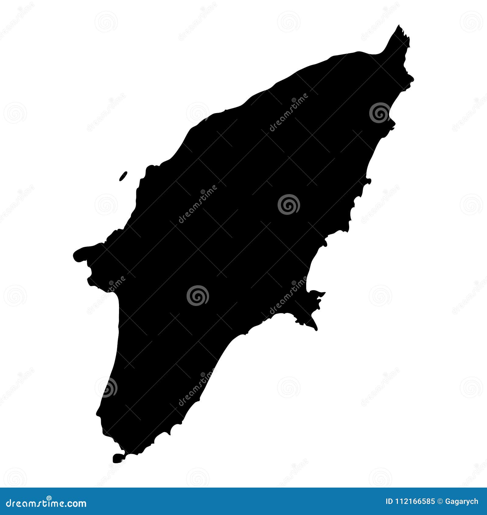 Mappa di Rodi illustrazione vettoriale. Illustrazione di patriota ...