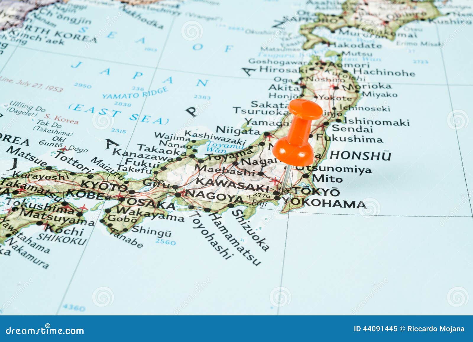 Mappa di Tokyo immagine stock. Immagine di asia, fuoco - 44091445