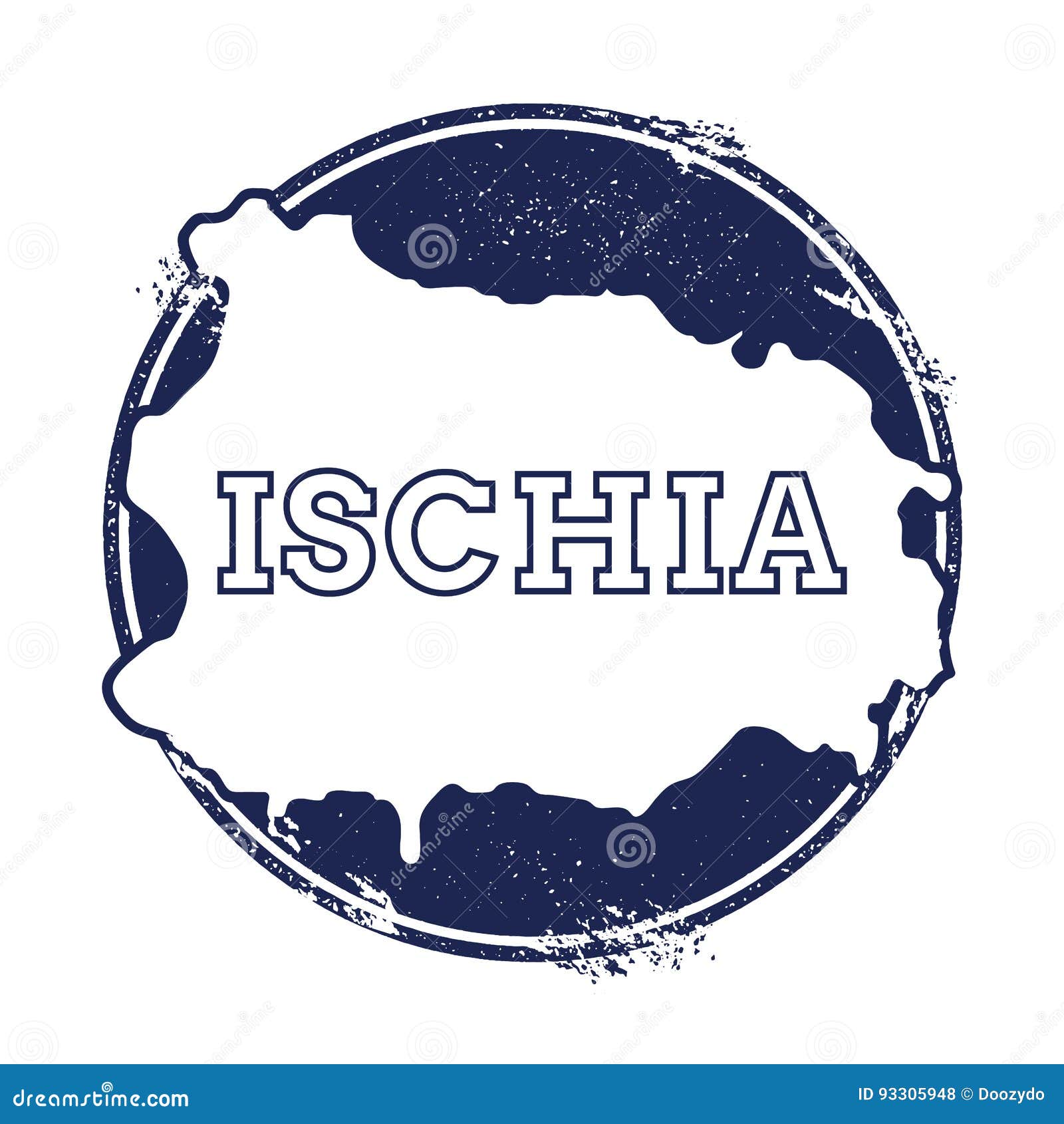 Mappa Di Vettore Degli Ischi Illustrazione Vettoriale - Illustrazione ...