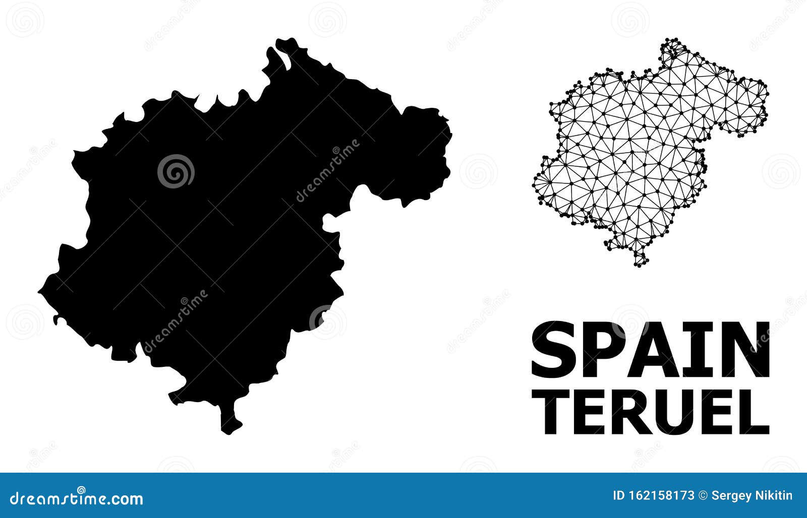 Mappa Solida E Di Rete Della Provincia Di Teruel Illustrazione ... Mappa Solida E Di Rete Della Provincia Di Teruel Illustrazione ...