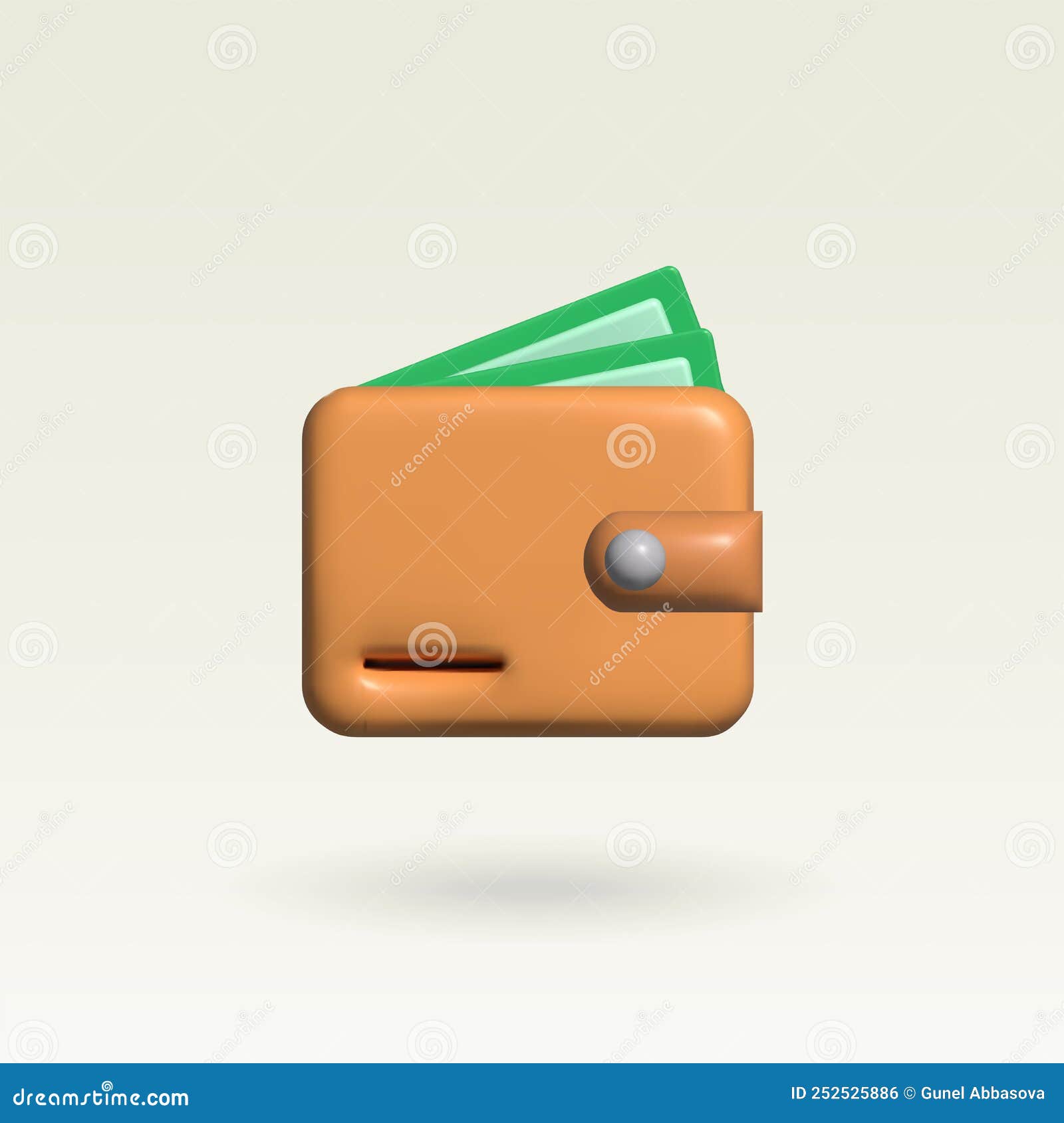 Mappictogram 3d. Afbeelding Met Bruin Mapje 3d Vector Illustratie ...