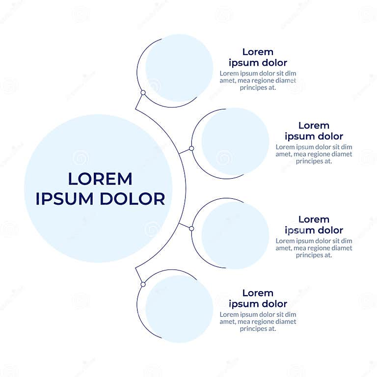 Mapping Circular Diagram Infographic Stock Illustration - Illustration ...