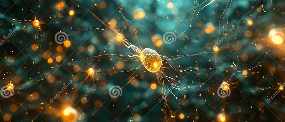 Mapping The Intricate Neural Pathways In A Brain Scan Depicting Nerve Function And Cognitive
