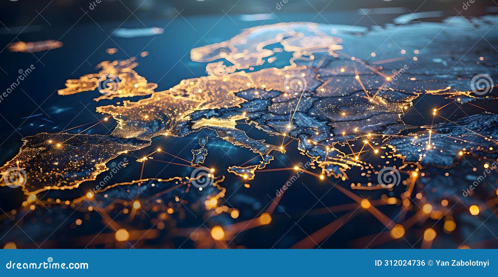 Mapping Telecommunication Data Transfer Networks in Western Europe for ...