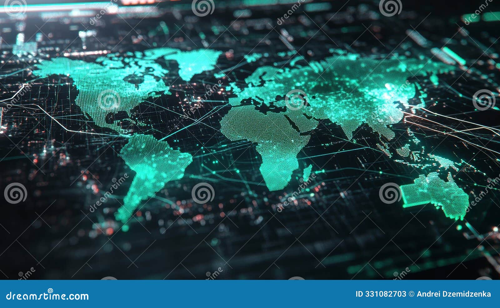 Mapping Terrain with Radar, a Concept of Communication Technology Stock ...