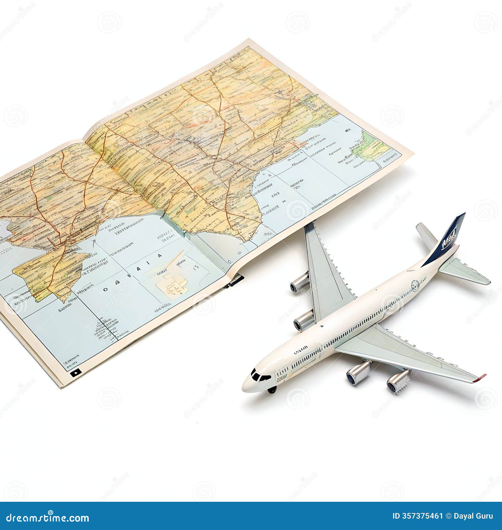 "Maps and Airplane stock illustration. Illustration of maps - 357375461