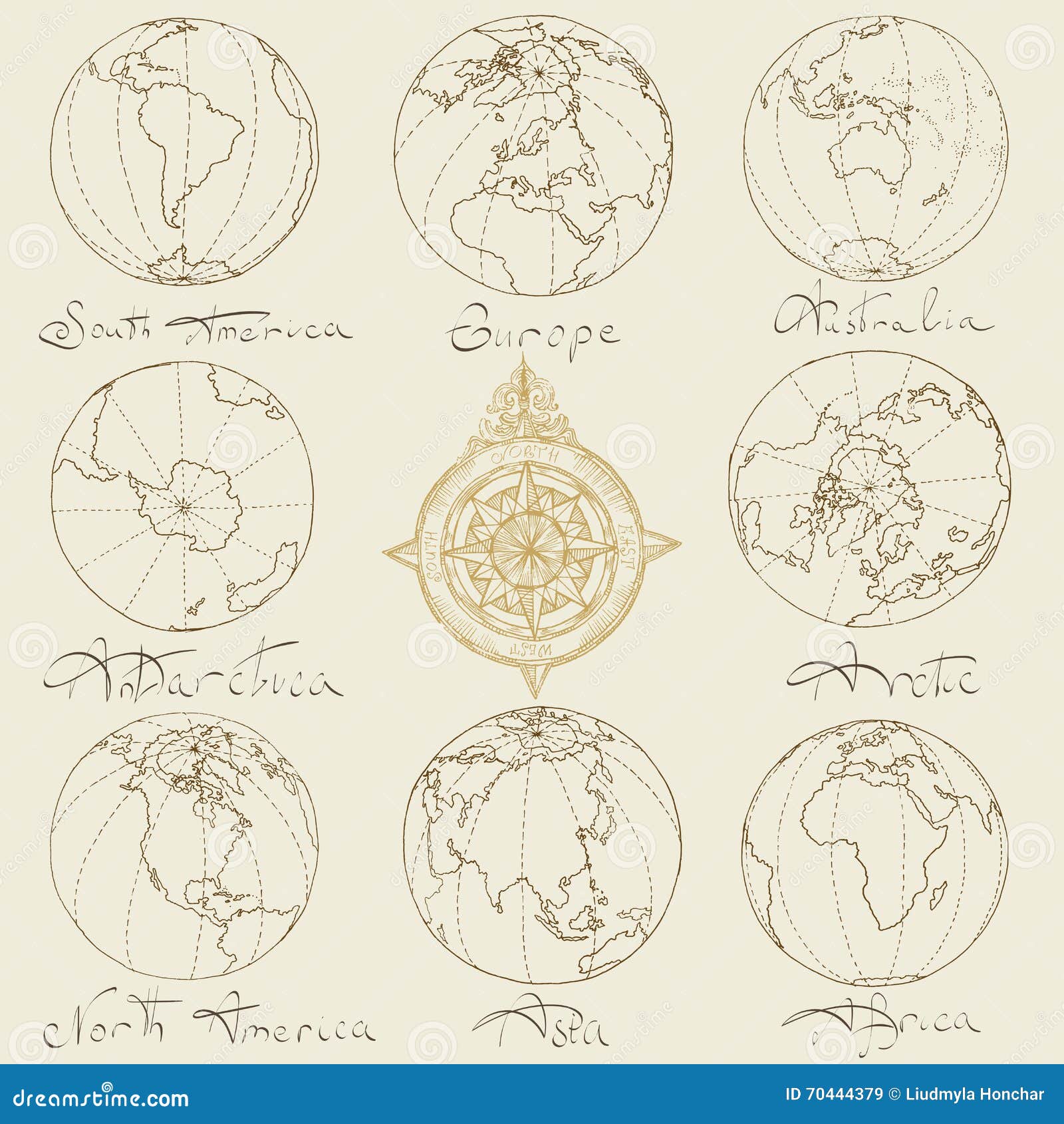 Maps Atlas Continents. Vector Illustration | CartoonDealer.com #65477848