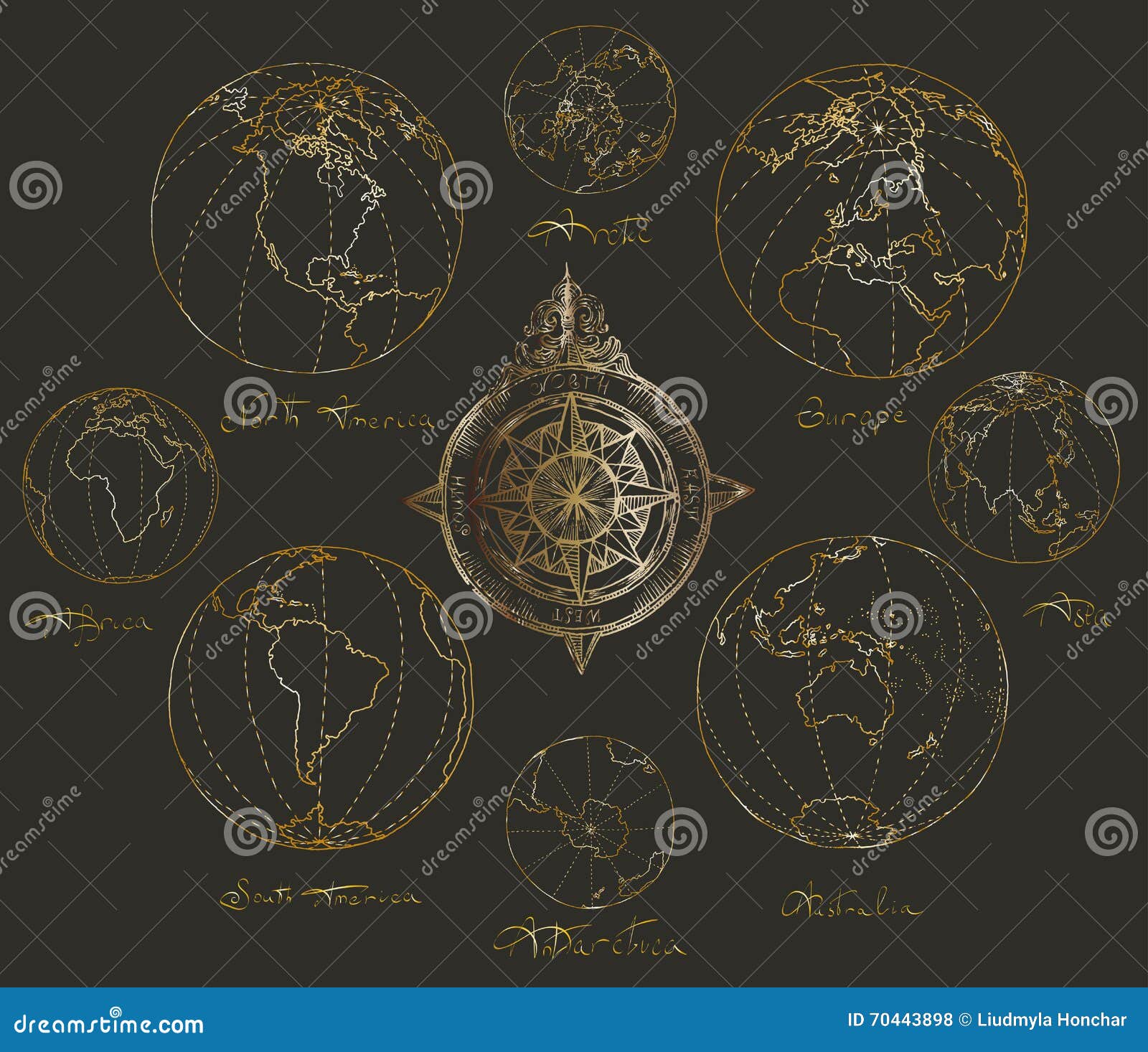 Maps Atlas Continents. Vector Illustration | CartoonDealer.com #65477848