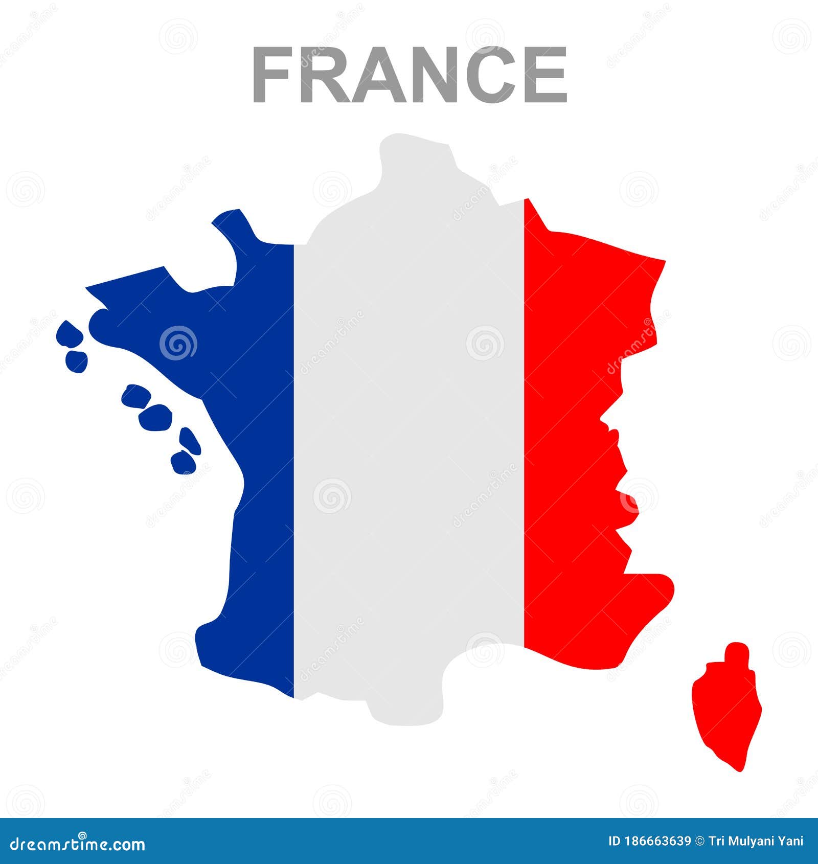 Maps of France with National Flags Icon Vector Design Symbol Stock ...