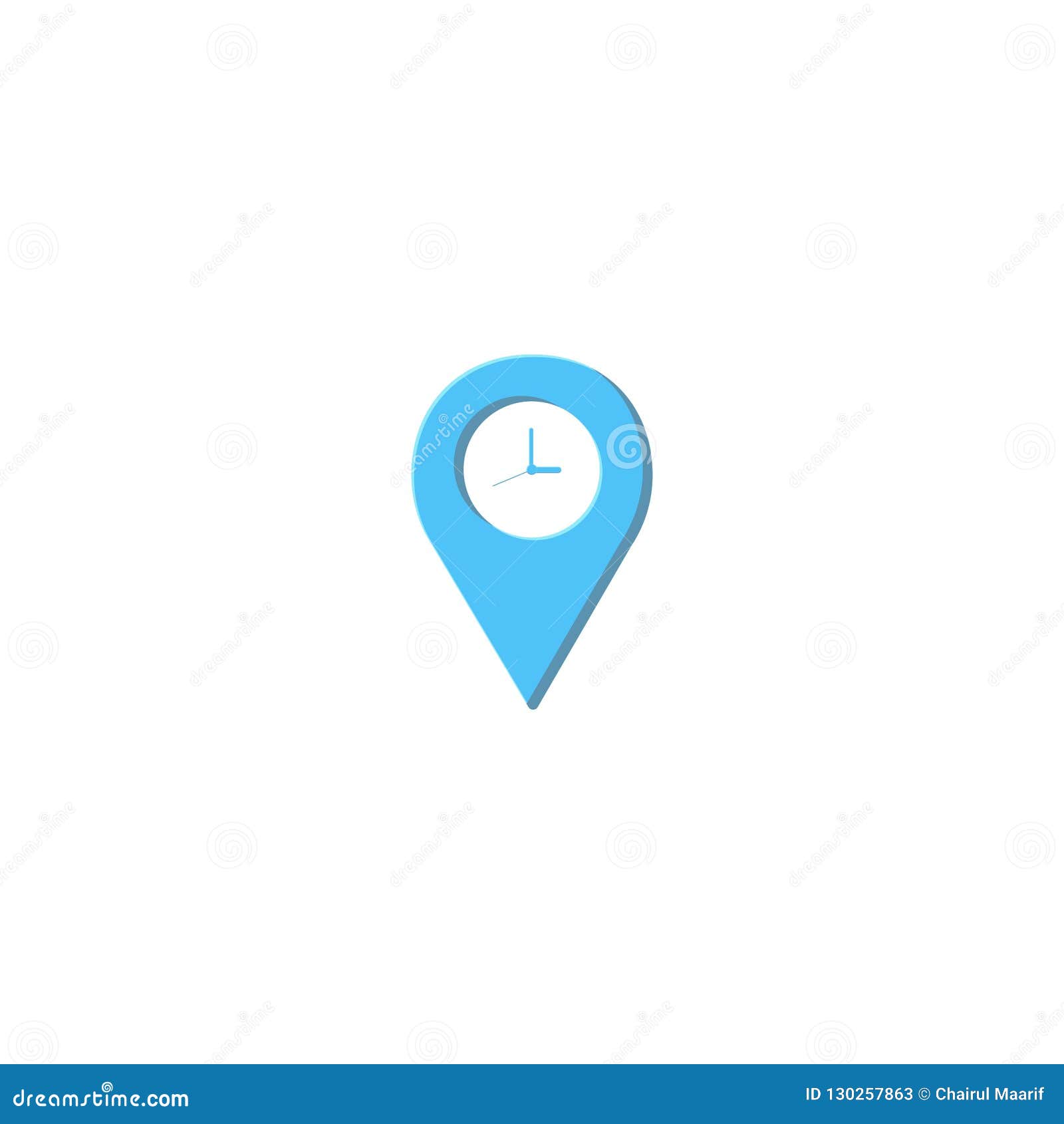 Maps and Clock Logo Design. Symbol Dan Icon Vector Template Stock ...