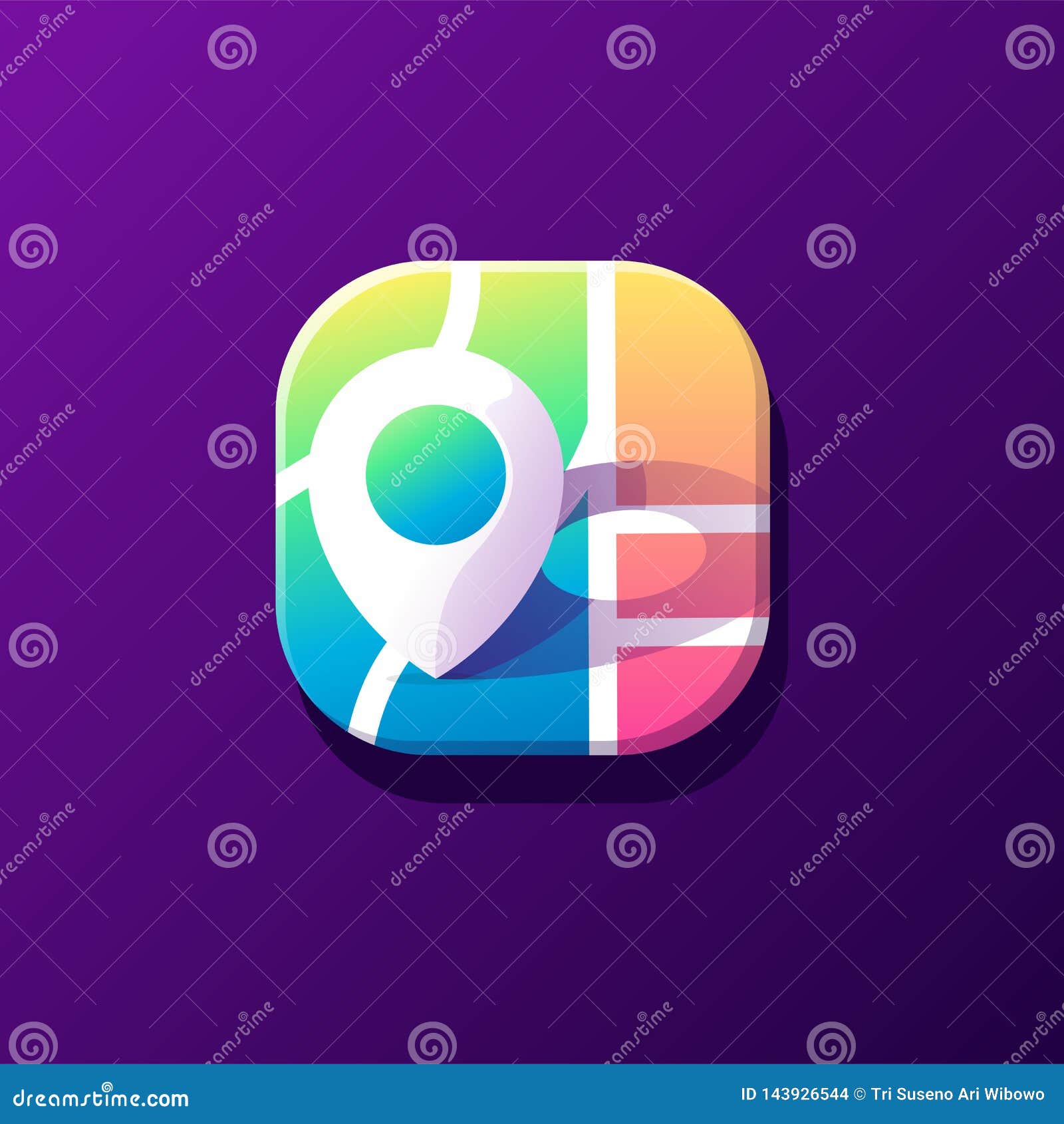 Maps Icon Vector. Trendy Flat Maps Icon From Signs Collection Isolated ...