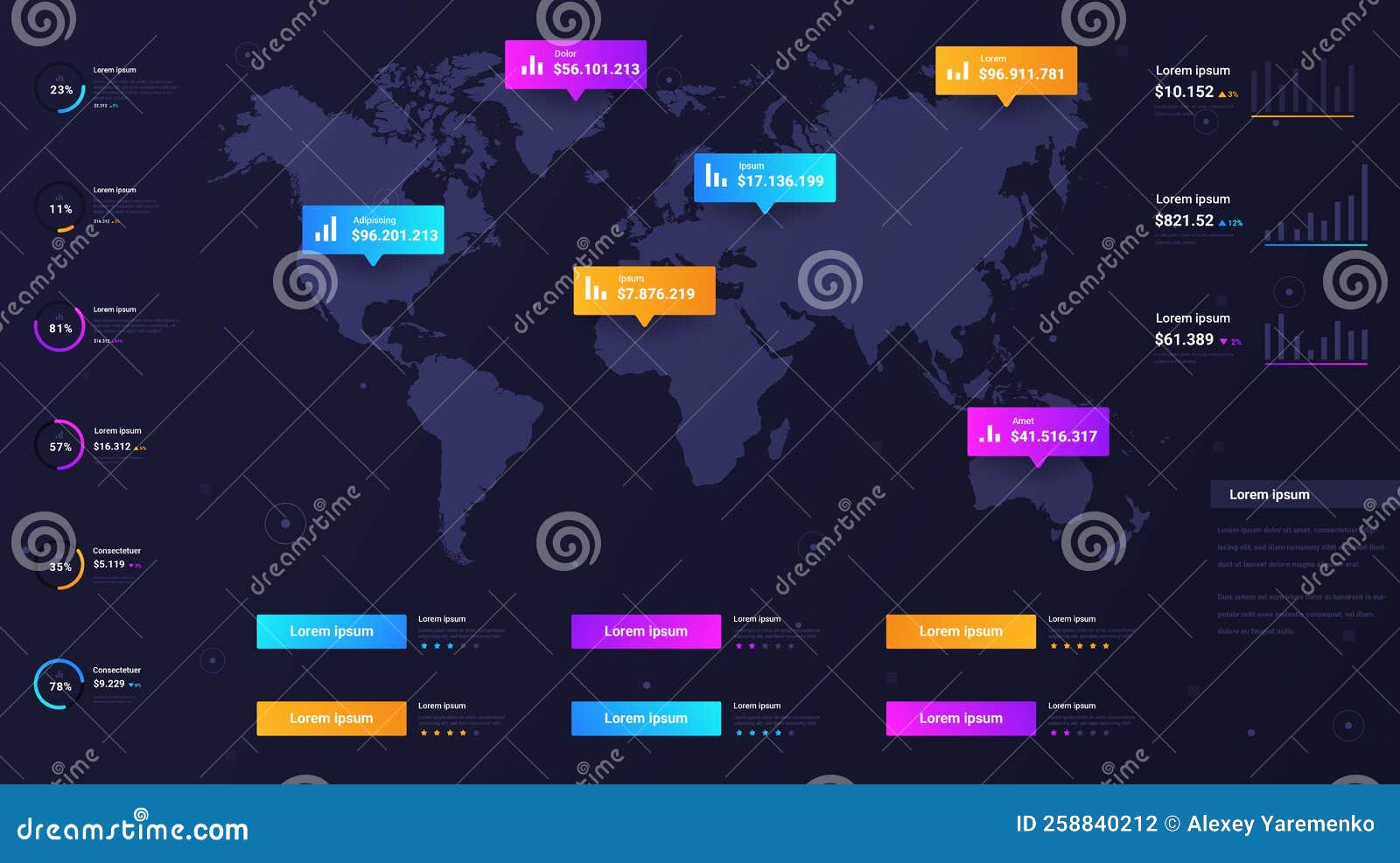 Maps infographics concept stock vector. Illustration of timeline ...