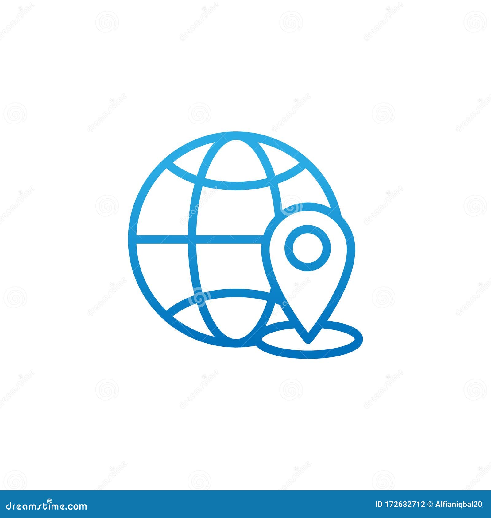 Maps Location Icon Vector Design Illustration. Maps Icon Simple Icon ...