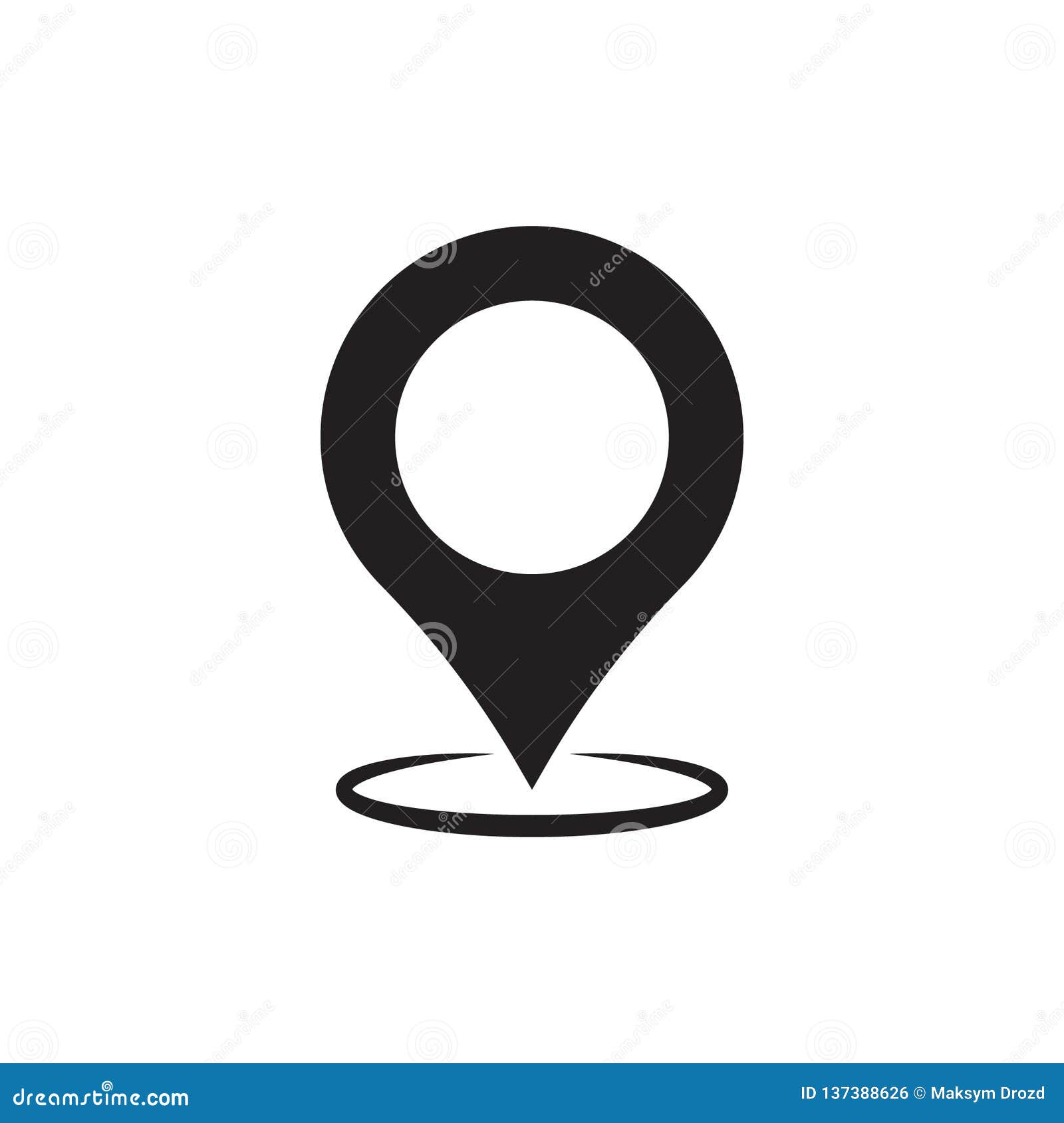 Maps Pin. Location Map Icon Stock Vector - Illustration of marker ... Maps Pin. Location Map Icon Stock Vector - Illustration of marker ...