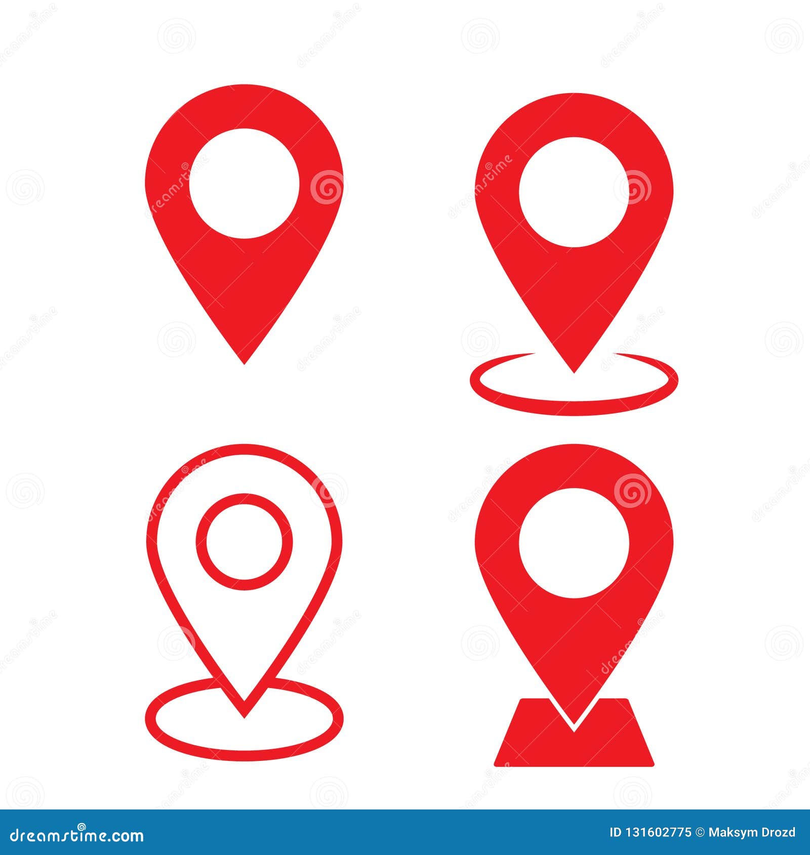 Maps Pin. Location Map Icon Stock Vector - Illustration of graphic ...