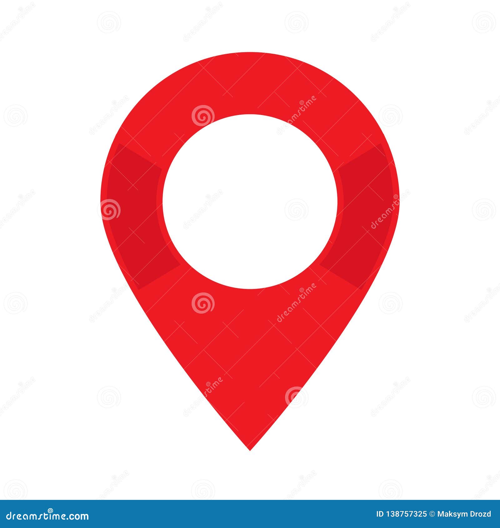 Maps Pin. Location Map Icon. Stock Illustration - Illustration of ...