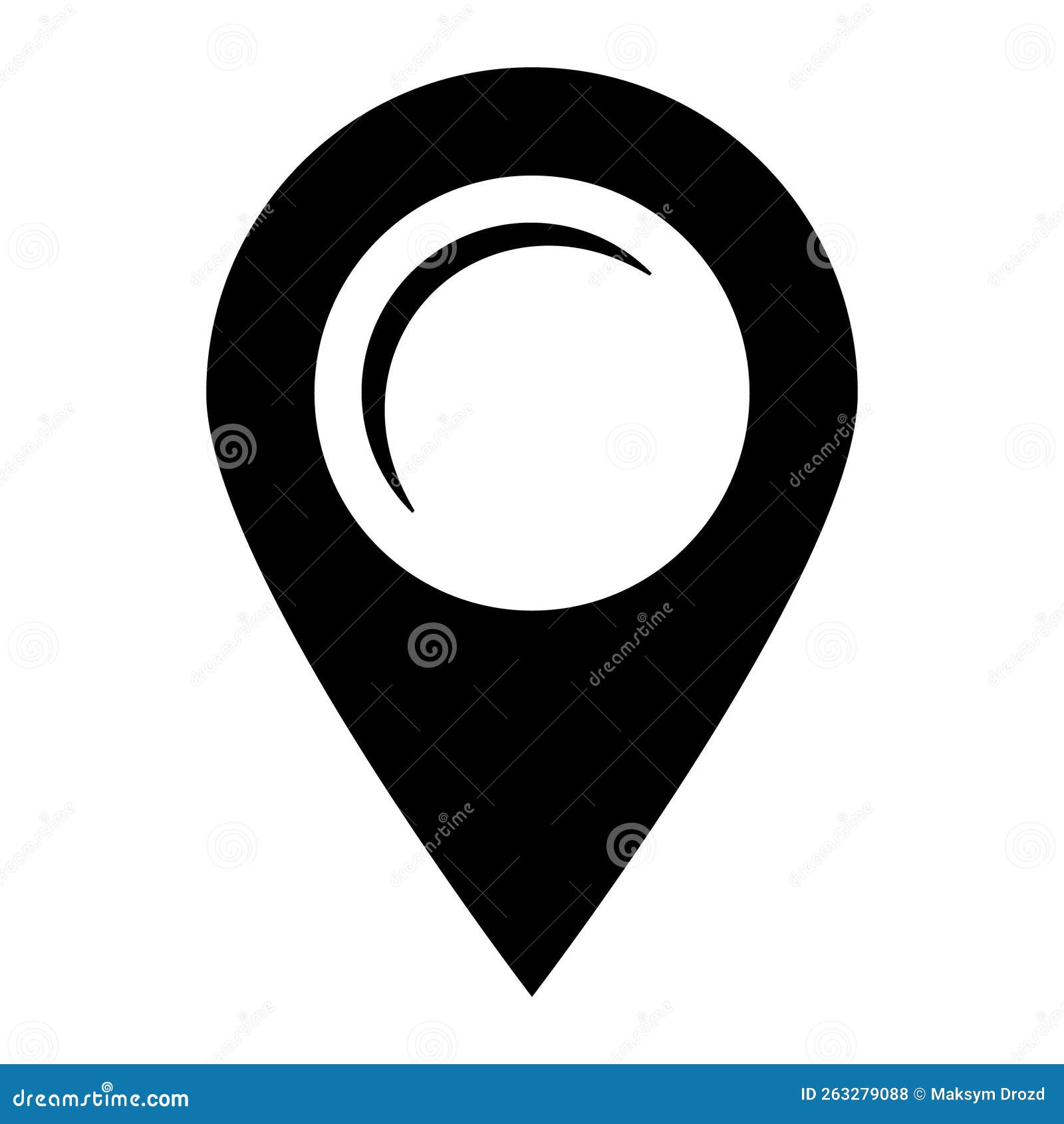 Maps Pin. Location Map Icon Stock Vector - Illustration of tourism ...
