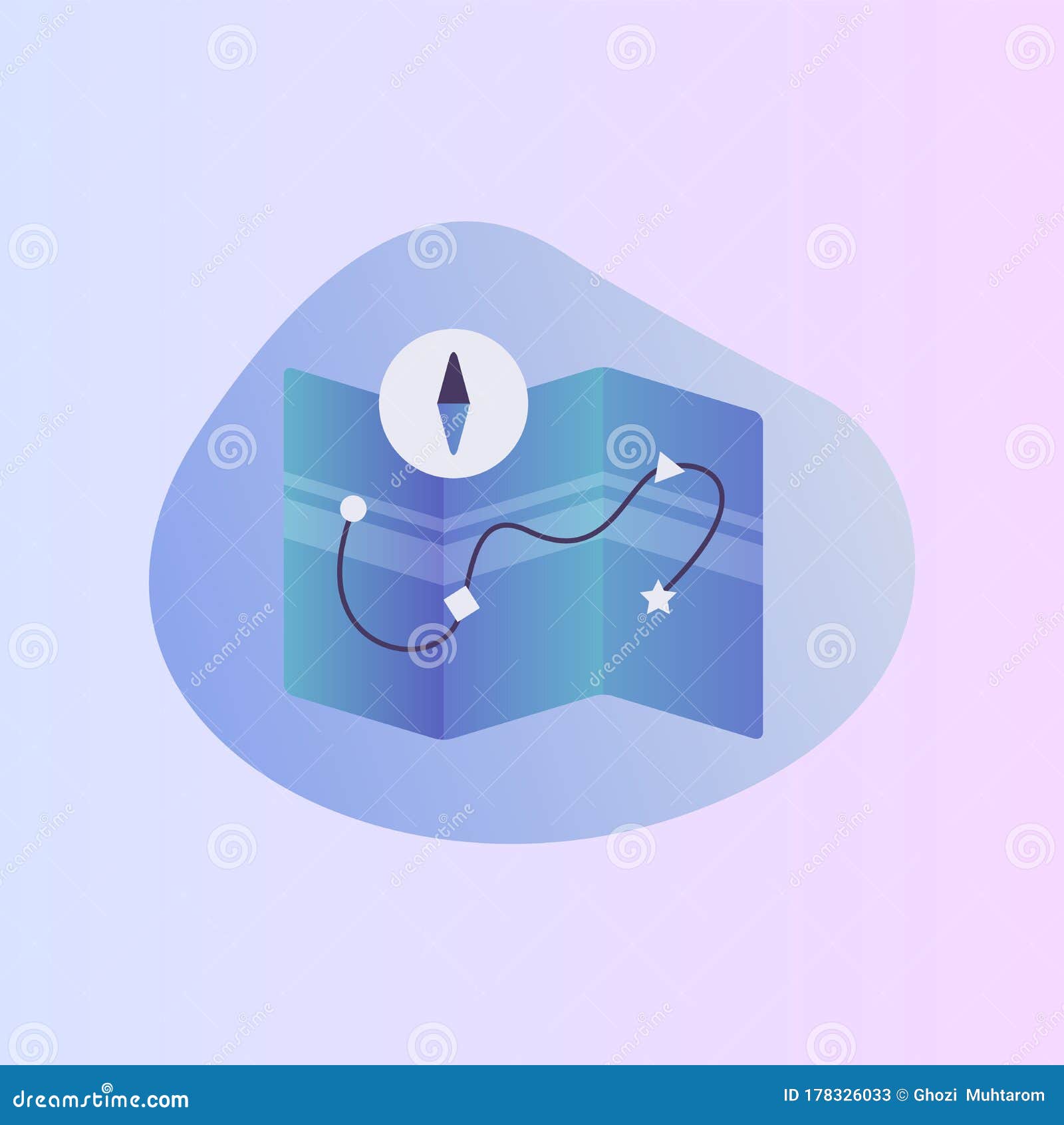 Maps Route Location Road Map Direction Icon with Modern Color Full and ...