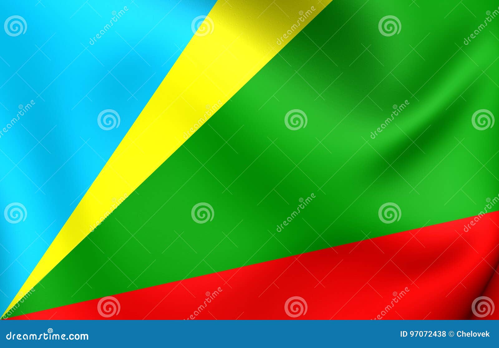 Mapuche Flag of Huilliche Territory Stock Illustration - Illustration ...