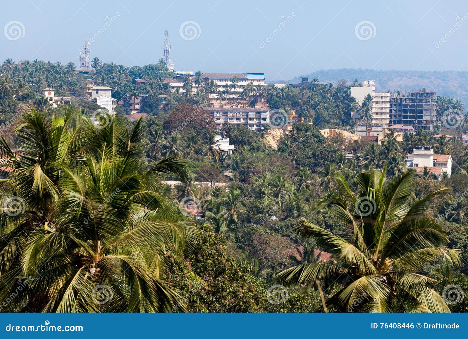Mapusa goa india stock photo. Image of building, tourism - 76408446